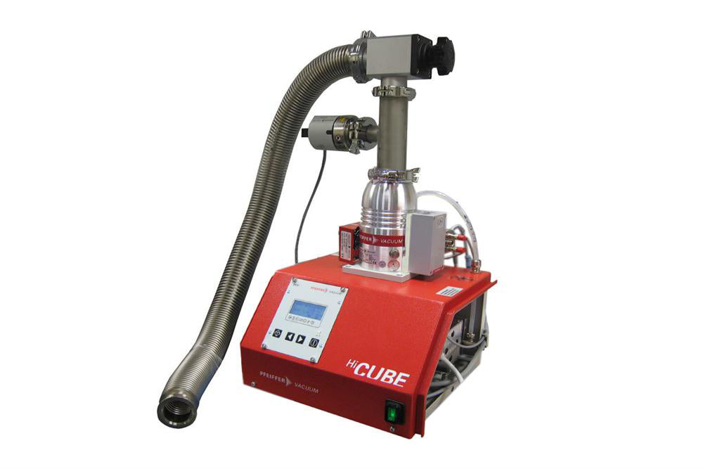 33 L/s Compact Turbo Vacuum Pump System with Gauge, Valve & SS Bellows ...