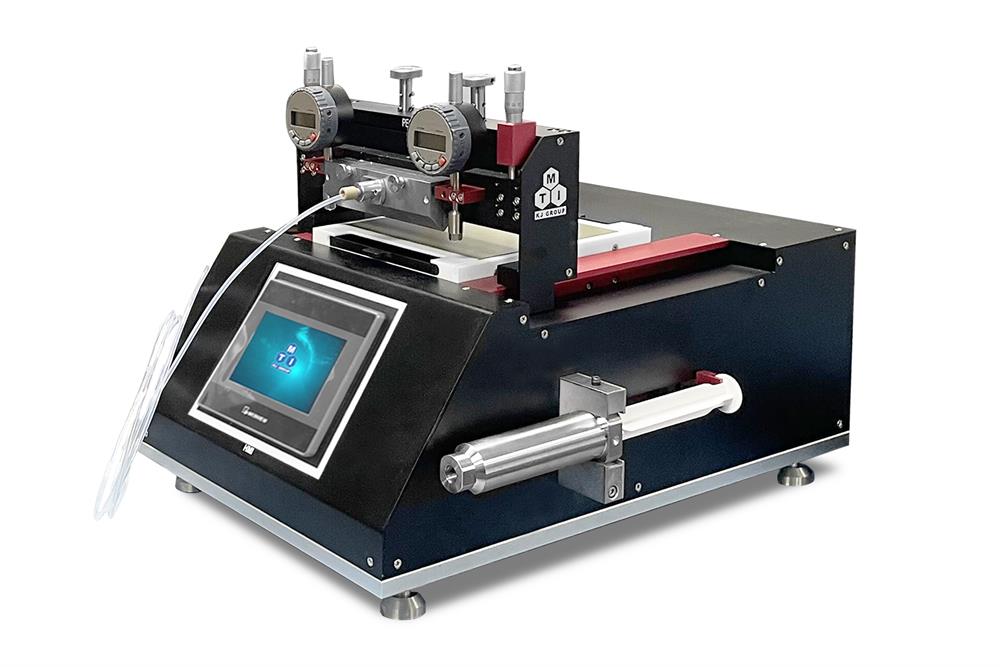 Precision Slot Die Sheet Coater w/ Heating Vacuum Chuck & Syringe Pump ...